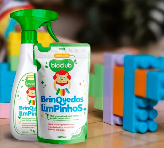 BRINQUEDOS LIMPINHOS – REFIL DETERGENTE – BIOCLUB – Compartkids