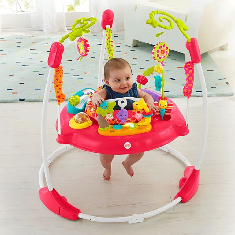 Jumperoo Pink Petals – Fisher Price – Compartkids